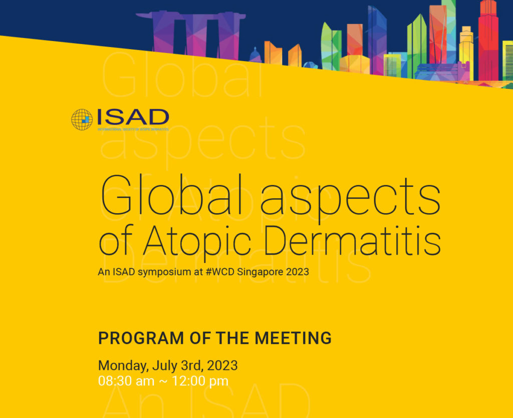 “Global aspects of AD” symposium at World Congress of Dermatology on ...